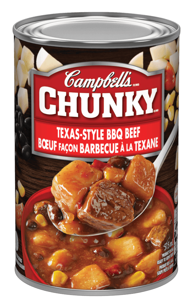 Campbell's Chunky Boeuf facon barbecue a la texane (515 mL) - Campbell ...