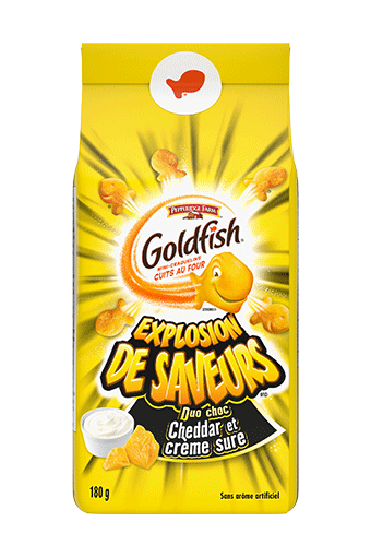 Goldfish Explosion de saveurs Cheddar Extreme - Campbell Company of Canada