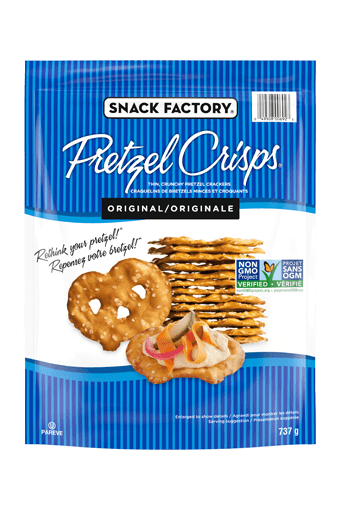Snack Factory® Pretzel Crisps® Garlic Parmesan (200 g) - Campbell ...