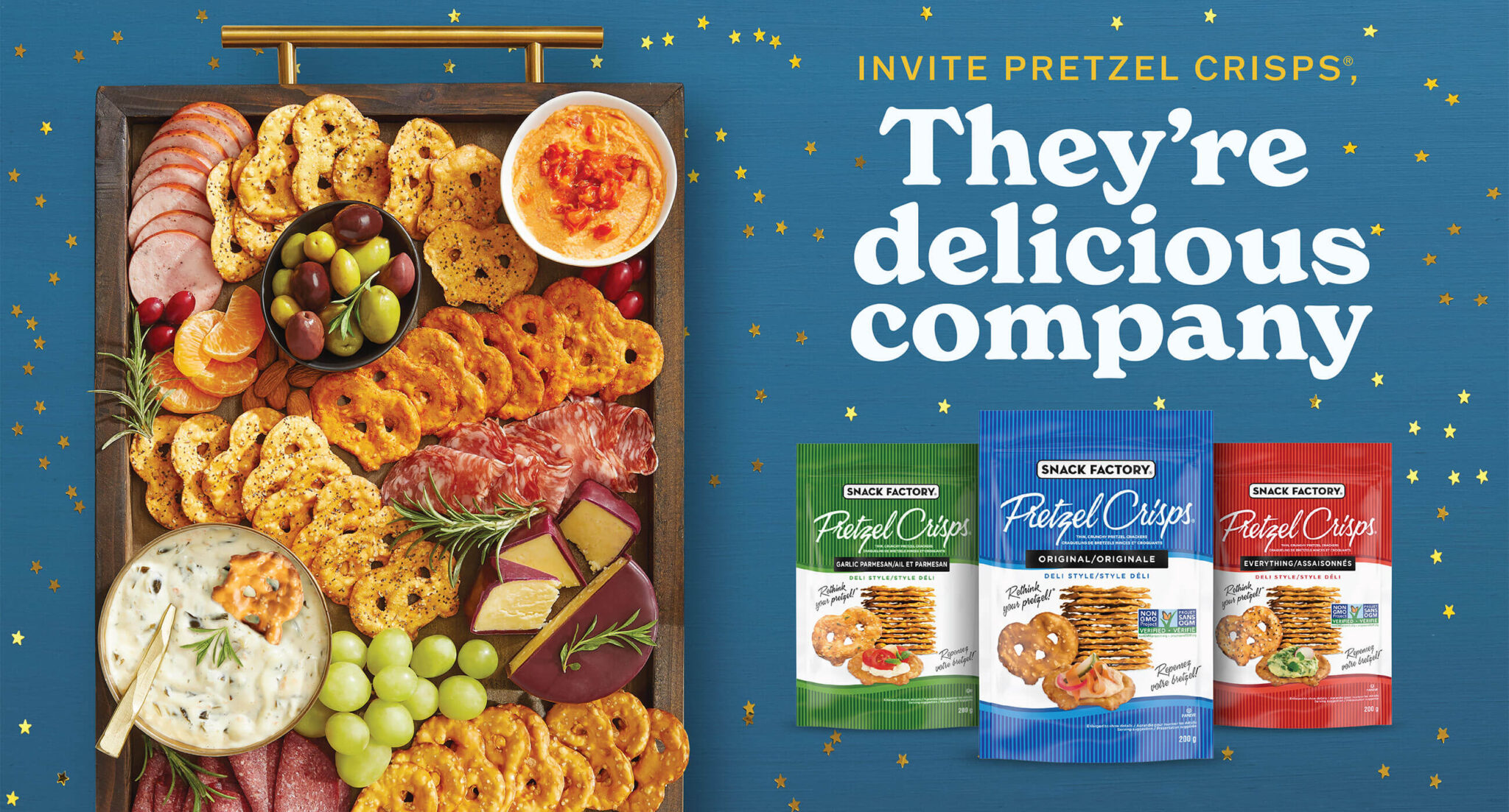 Snack Factory® Pretzel Crisps® - Campbell Company of Canada