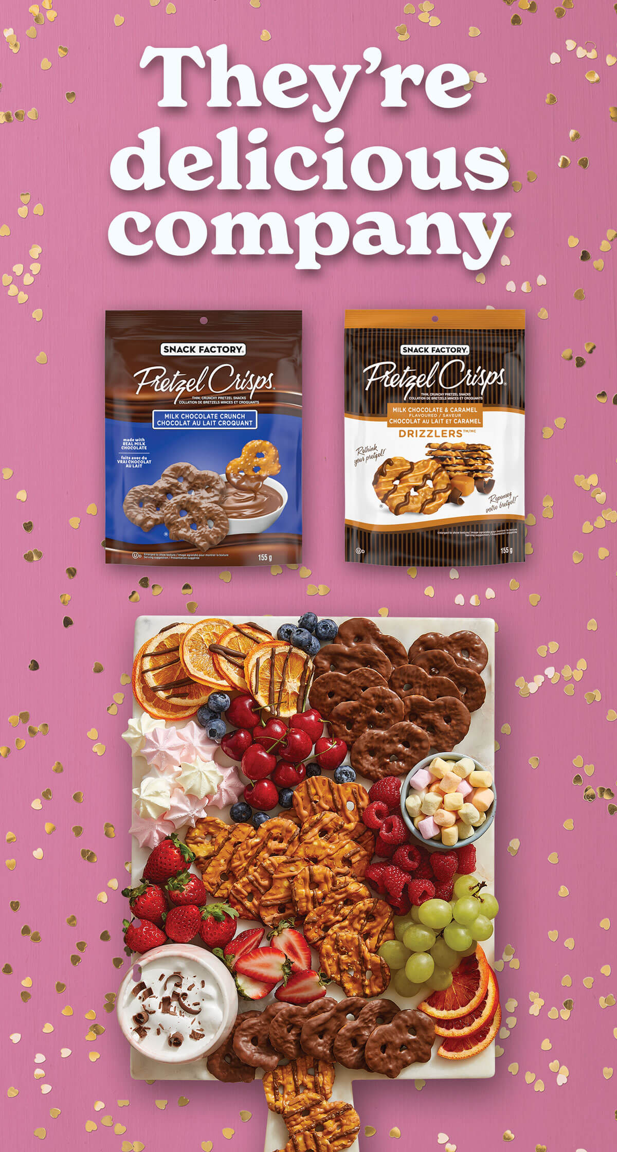 Snack Factory® Pretzel Crisps® - Campbell Company of Canada