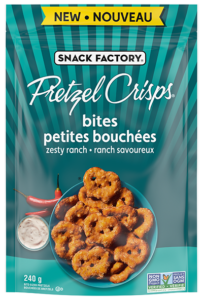 Snack Factory® Pretzel Crisps® Bites Zesty Ranch - Campbell Company of ...